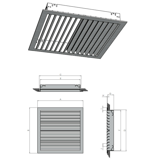 Curved Blade Diffuser Fixed Core